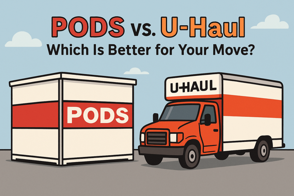 PODS vs. U-Haul: Which Is Better for Your Move? | Moving Truck Size ...